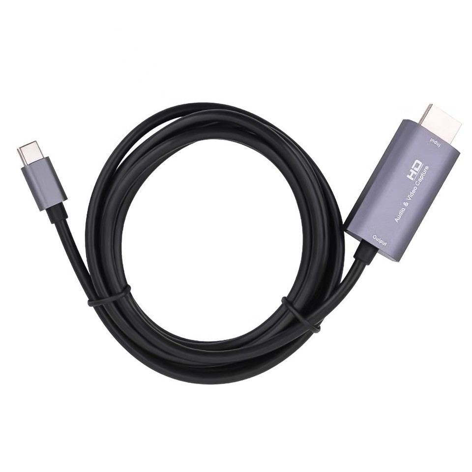 HDMI to Type C HD Audio Video Capture Card Cable Game Live USB-C ...