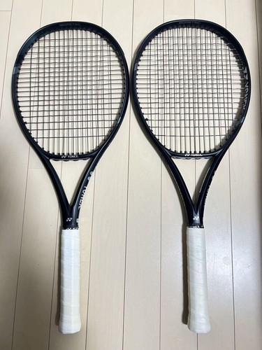 Yonex Ezone 98 Aquanite Black Tennis Rackets Set of 2 G3 12.0" 305g | eBay