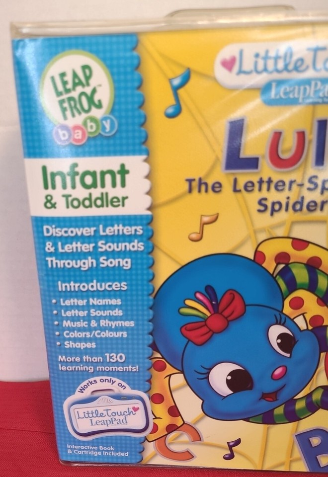 Leap Frog Little Touch Leap Pad Lulu The Letter Spinning Spider Infant ...