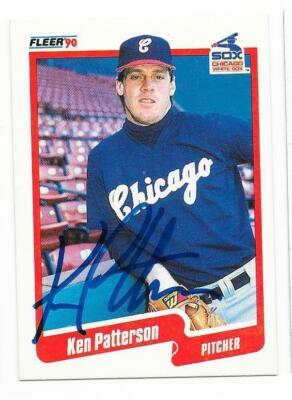 KEN PATTERSON 1990 FLEER AUTOGRAPHED SIGNED # 545 WHITE SOX | eBay