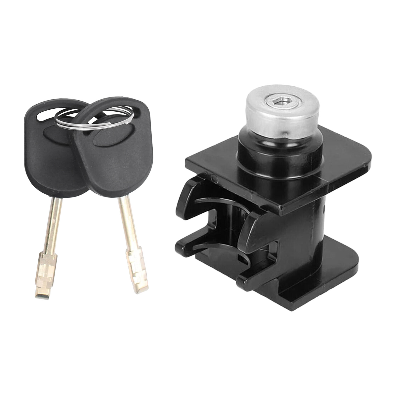 Engine Hood Bonnet Lock Latch Catch Cylinder w/ 2 Key for Ford Transit ...