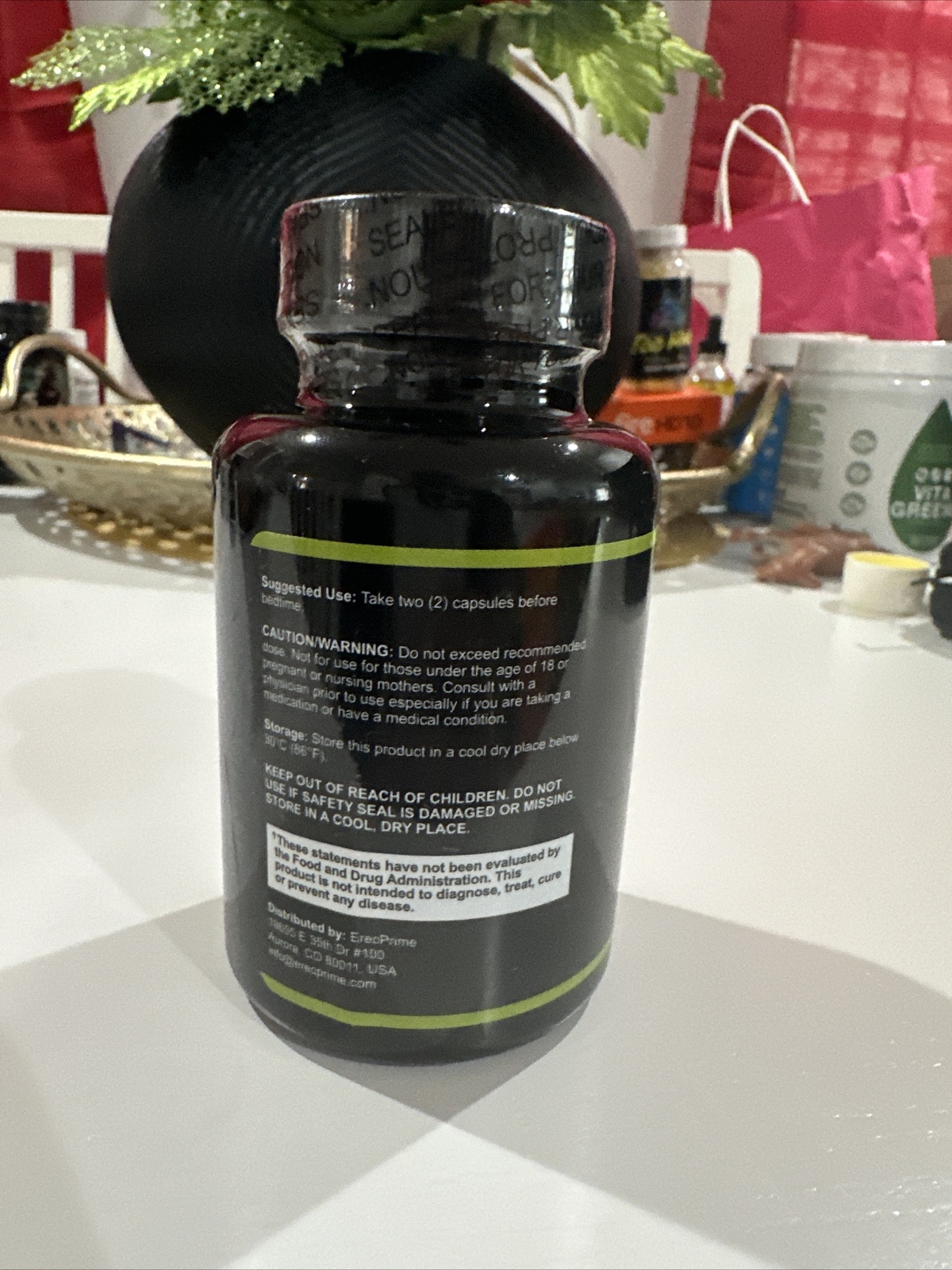 Erec Prime Supplement for Men Virility, ErecPrime Male Performance Formula 60ct | eBay