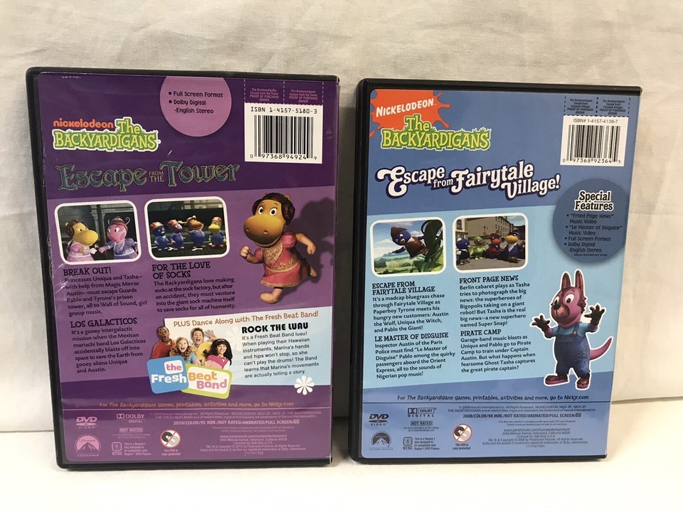 The Backyardigans: Escape From The Tower DVD - Nickelodeon Lot Of 2 ...