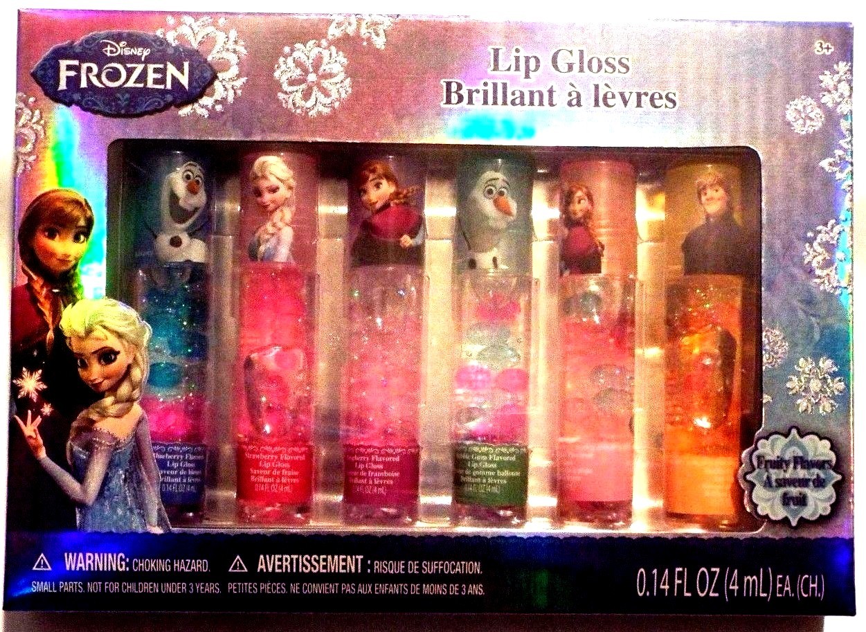 DISNEY FROZEN ANNA, ELSA & OLAF KRISTOFF LIP GLOSS (BRILLANT A LEVRES ...