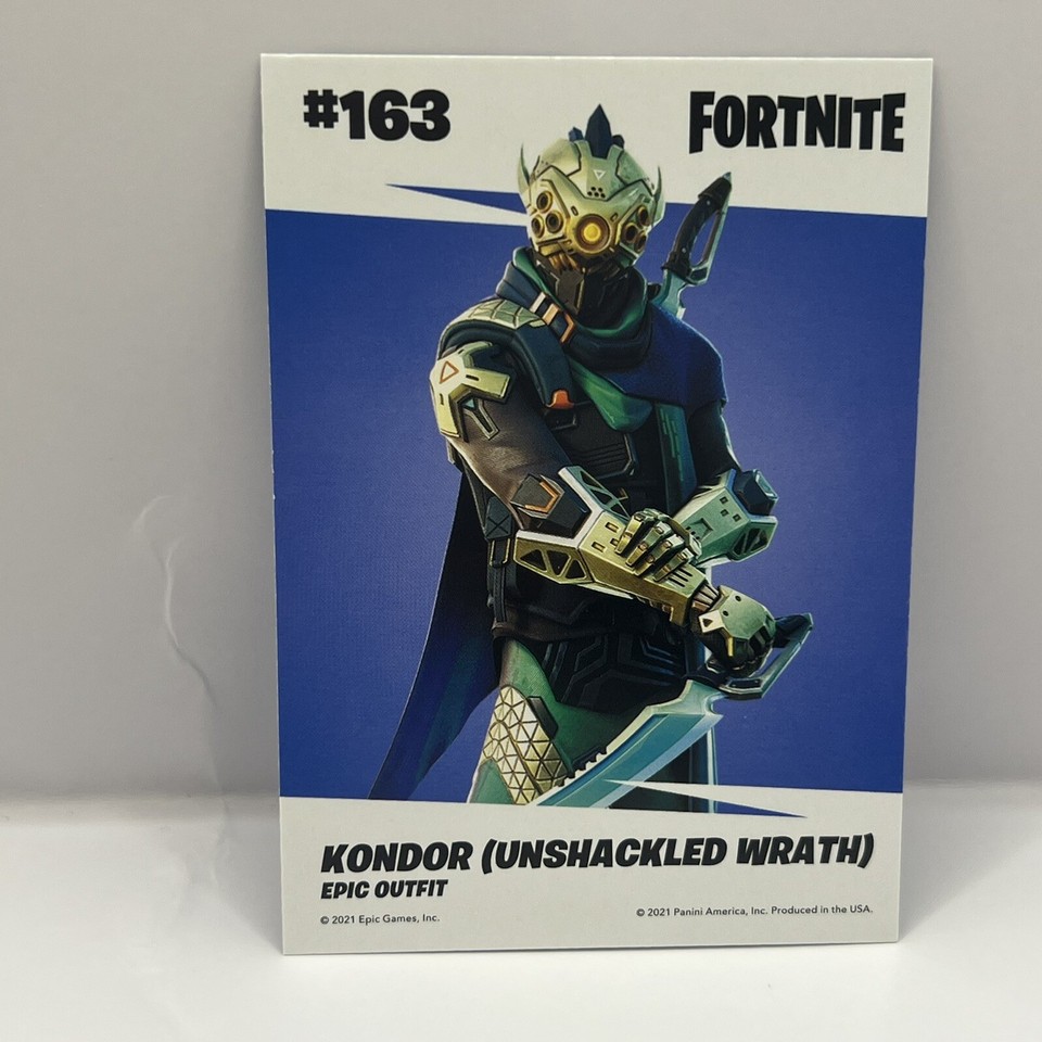 2021 Panini Fortnite Series 3 Kondor (Unshackled Wrath) #163 Epic ...