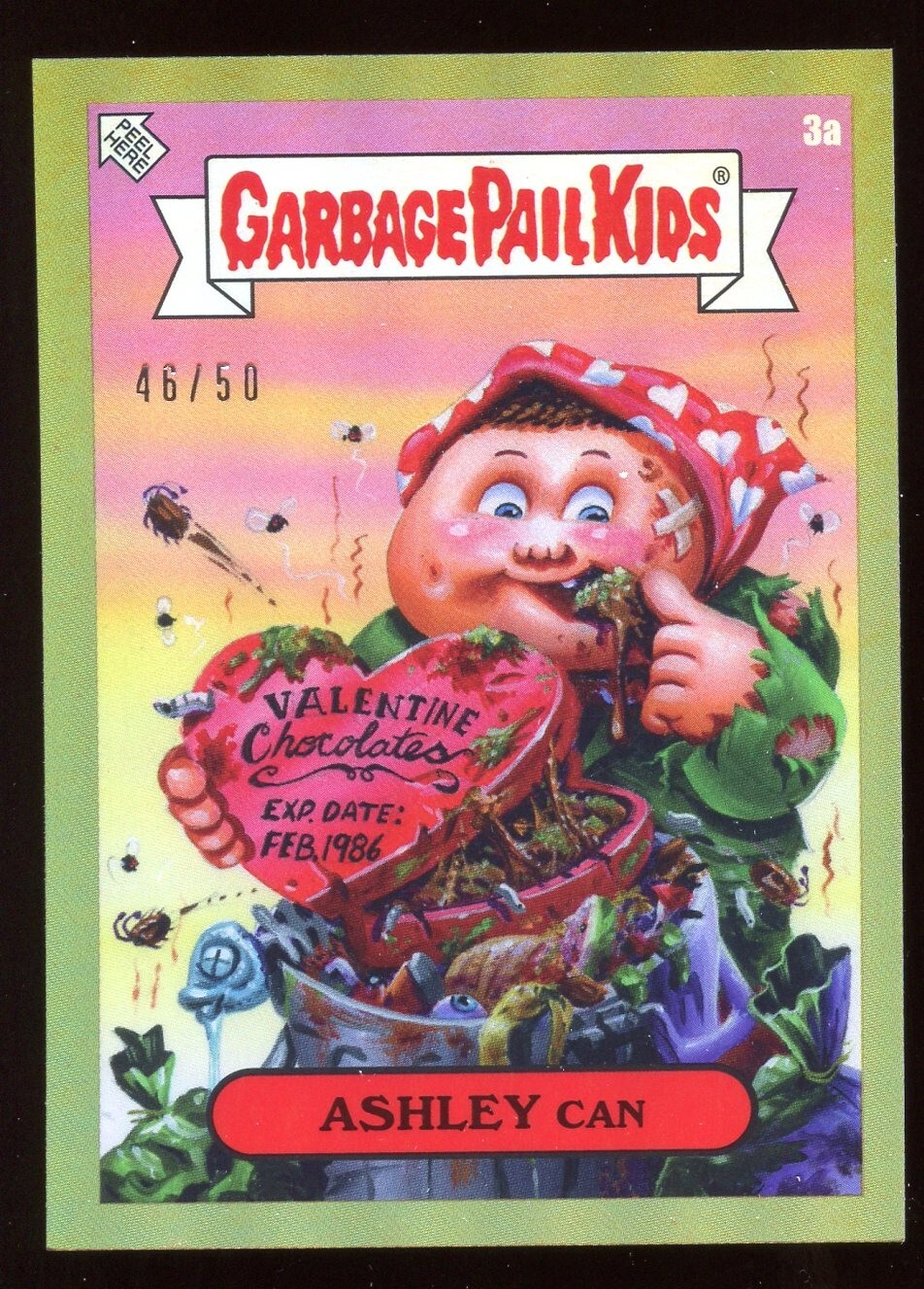 2024 Topps Garbage Pail Kids Putrid Poetry Gold Foil Card 3a - Ashely ...