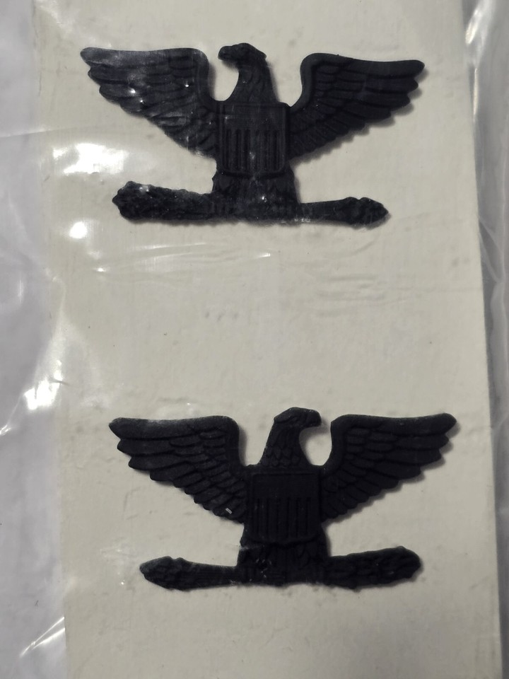 US Air Force ARMY Officer Rank SUBDUED USAF full bird Colonel Rank ...