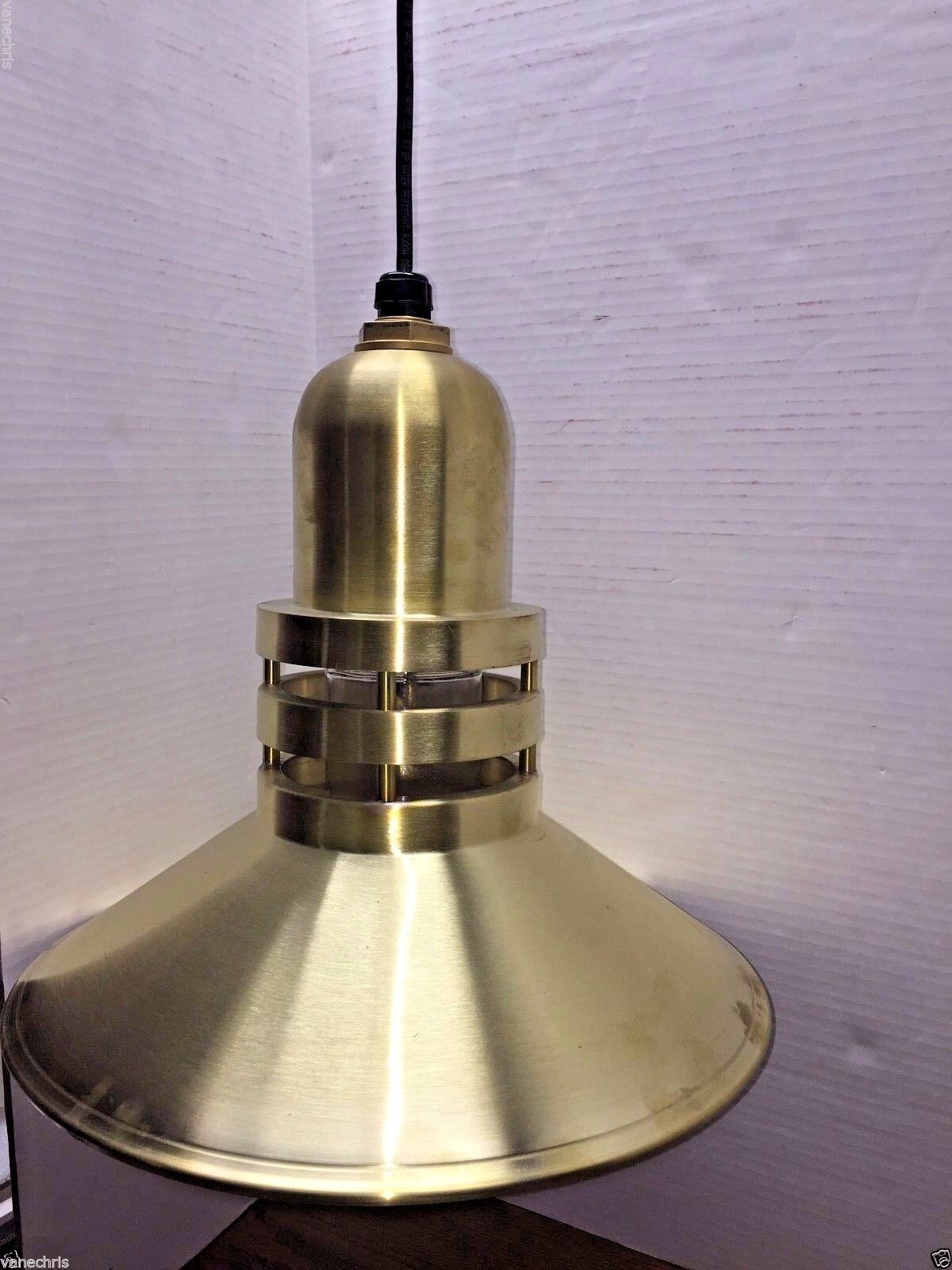 ARK 150W AUL-16 Solid Brass 16" RLM Industrial Lighting Fixture UL16 ...