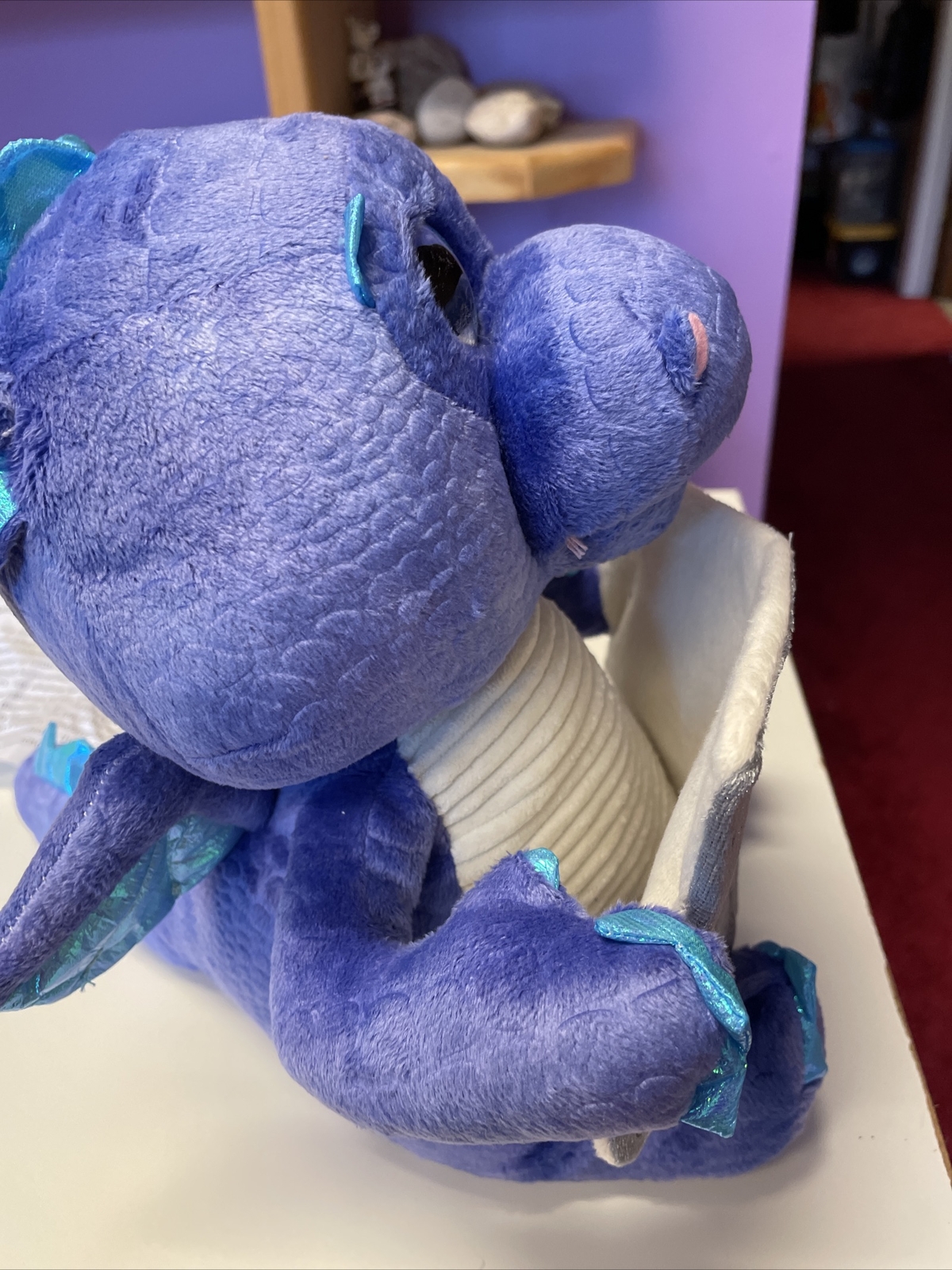 Cuddle Barn Duncan Storytelling Dragon Talking Plush Reads 5 Fairy ...