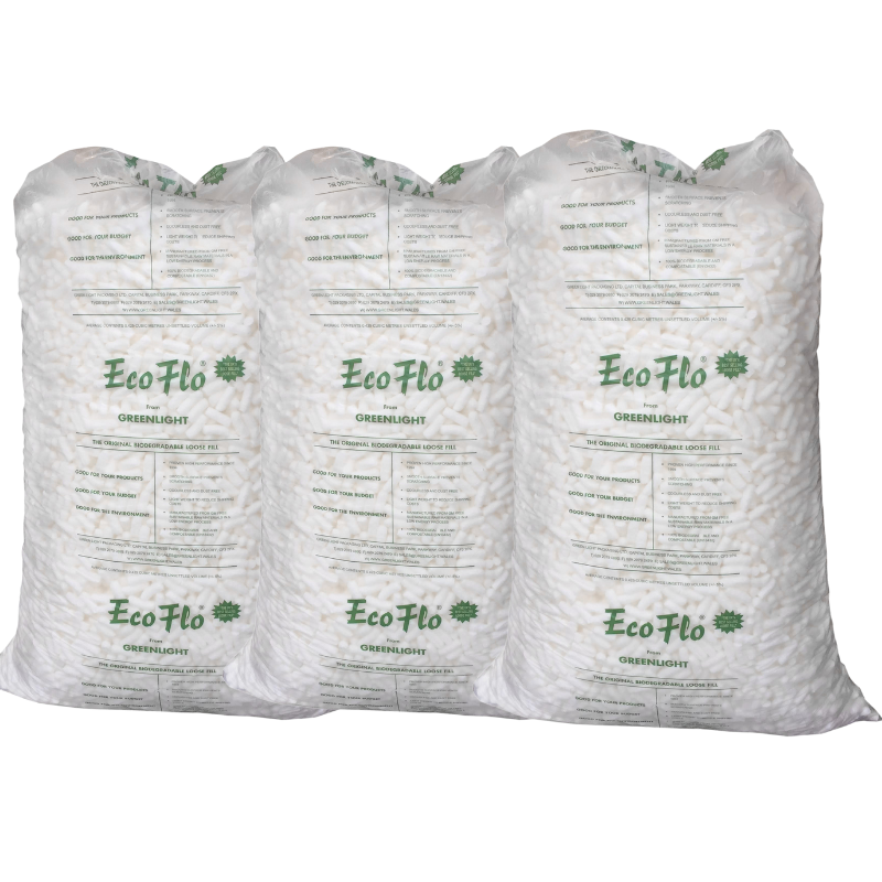 White PACKING PEANUTS Biodegradable ANY QTY for VOID FILL Value/Loose ...