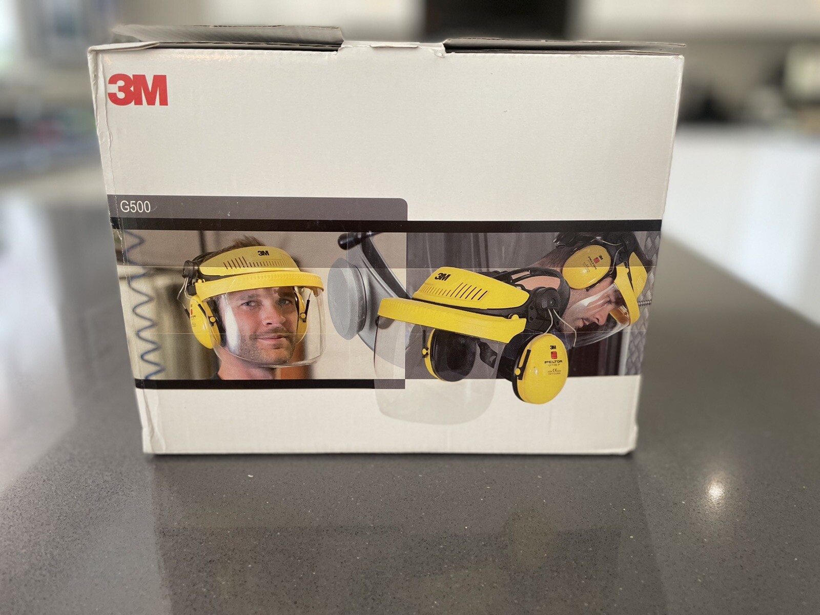 3M Peltor G500 Industrial Headgear Visor Optime II Ear Muff for sale ...