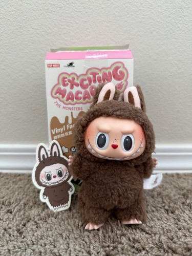 AUTHENTIC POP MART LABUBU- Exciting Macaron Secret (Chestnut Cocoa) | eBay