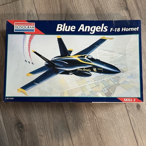 Vintage Model Kit #85-5820 Revell Monogram F-18 Hornet Blue Angels Open ...