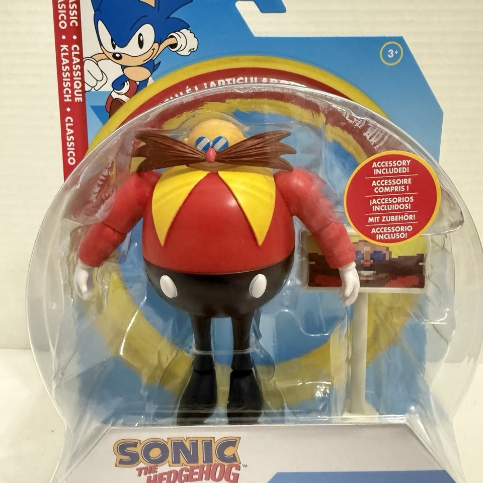 Jakks Sonic The Hedgehog Classic Dr. Eggman Goal Post Action Figure | eBay