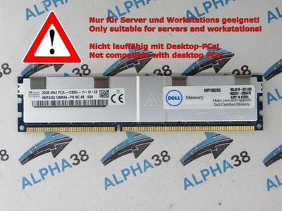 SK Hynix 32 GB LRDIMM ECC Reg DDR3-1600 RAM Motherboard X9DRD-EF Server ...