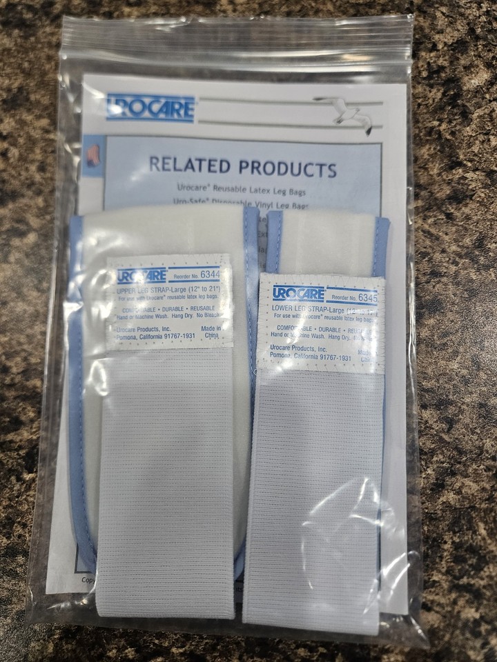 2-Pack Anti-Slip Catheter Leg Holder with Soft Elastic Fabric & Foley ...