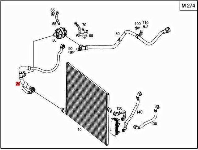Genuine Mercedes-Benz Filling Hose 2055016800 OEM for sale online | eBay