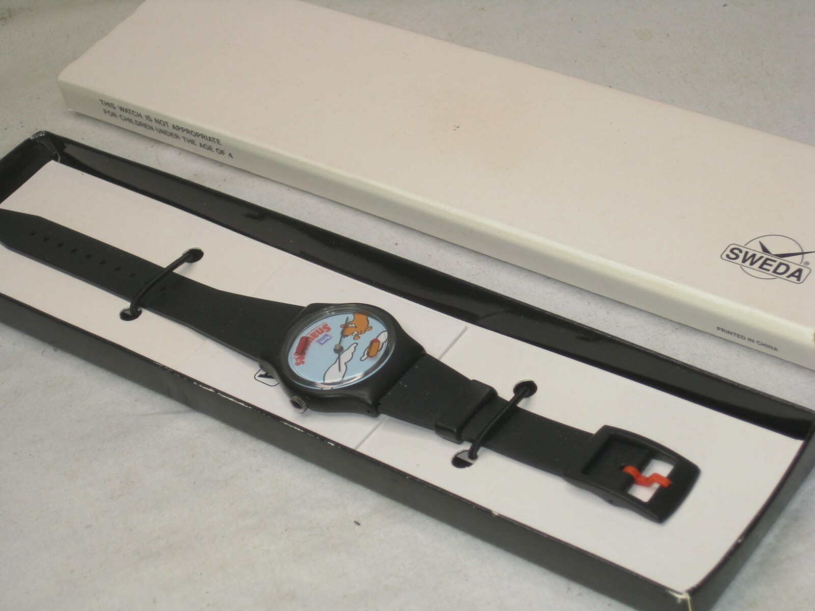 vintage SWEDA Snausages promotional wristwatch watch promo nos nib | eBay