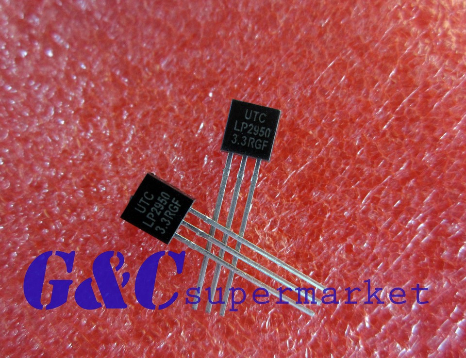 30PCS LP2950-3.3 IC REG LDO 3.3V 0.1A TO92 NEW TO4 | eBay