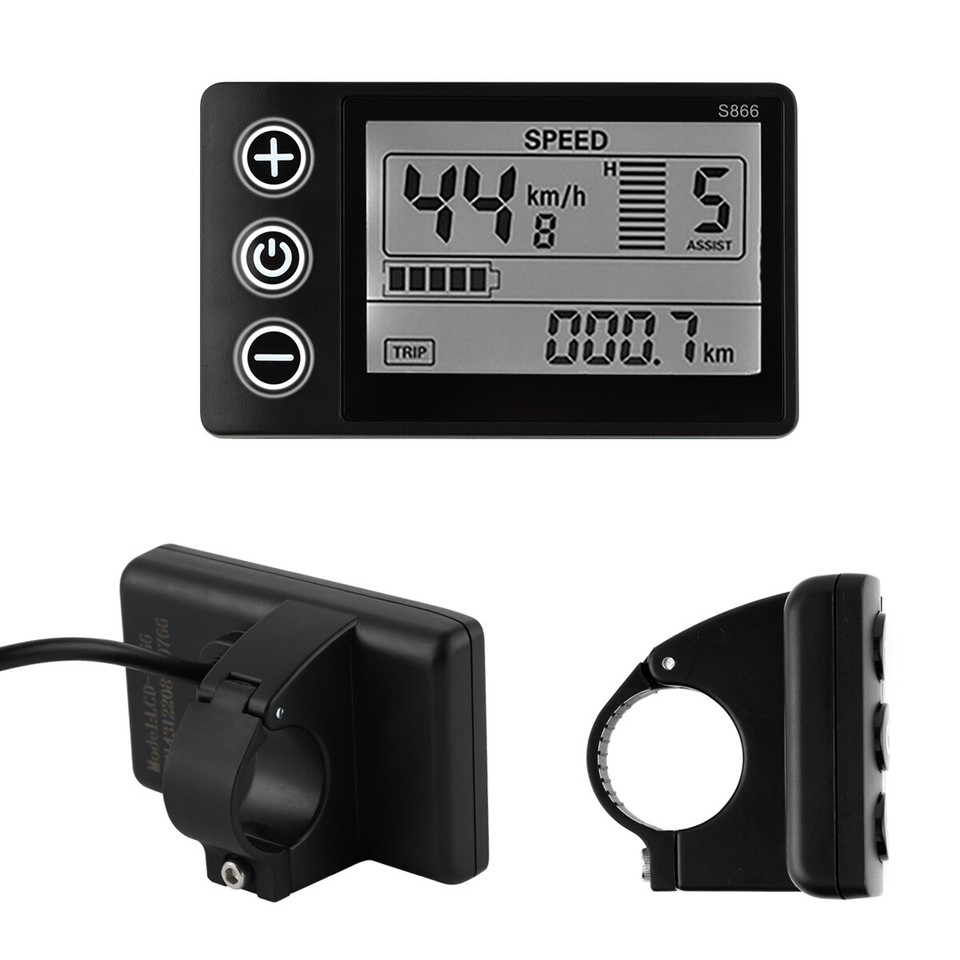 New For E-bike Lcd Display (24V/36V/48V) Display E-Bicycle E-Bike ...