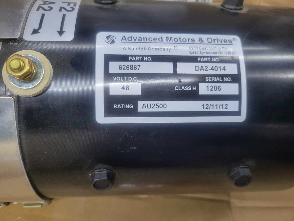 Bad Boy Buggies 48V Electric Motor Advanced Motors and Drives Warranty