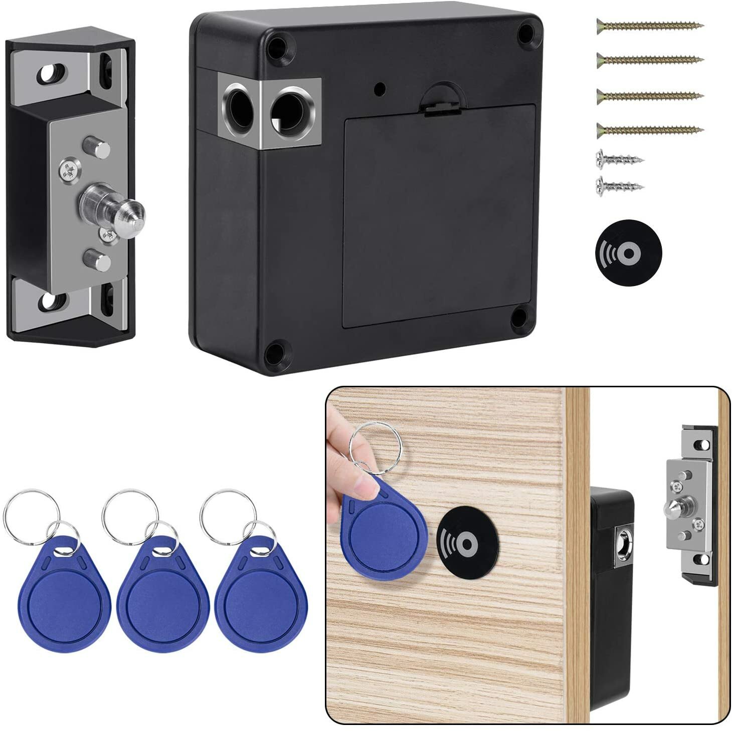 Electronic Rfid Cabinet Lock Hidden Style | Cabinets Matttroy