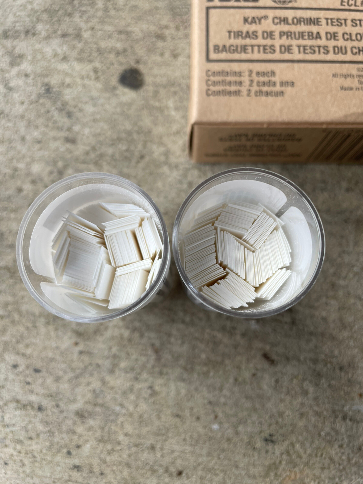 LOT OF PACK 3 (6Pc) 600 Kay Chlorine Test Strips 10-200 ppm EXP.1\23 ...