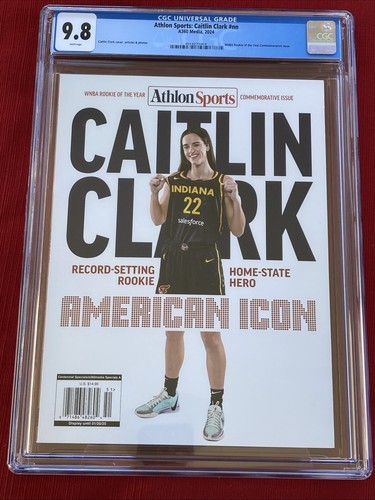 2024 Athlon Sports Caitlin Clark ROY Commemorative CGC 9.8 Highest ...