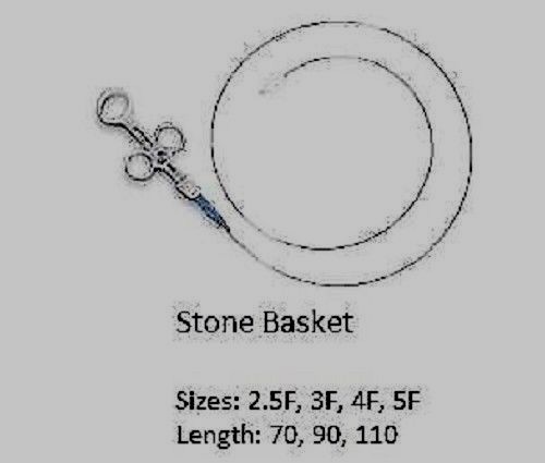 URS DORMIA STONE BASKET Stainless Steel Tip 3FR/4FR Length 70cm Urology ...