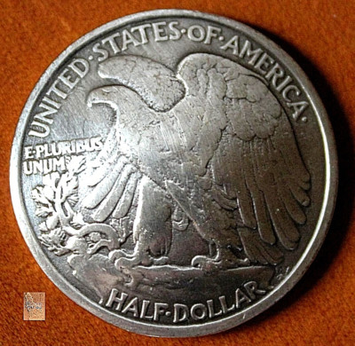 CRAFTOOL - TANDY LEATHER - 1 3/16" LIBERTY EAGLE HALF DOLLAR CONCHO ...