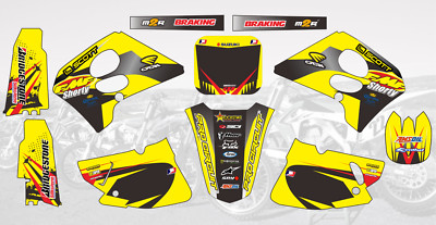 7001 MX MOTOCROSS GRAPHICS DECALS STICKERS FOR SUZUKI RM 125 RM 250 ...