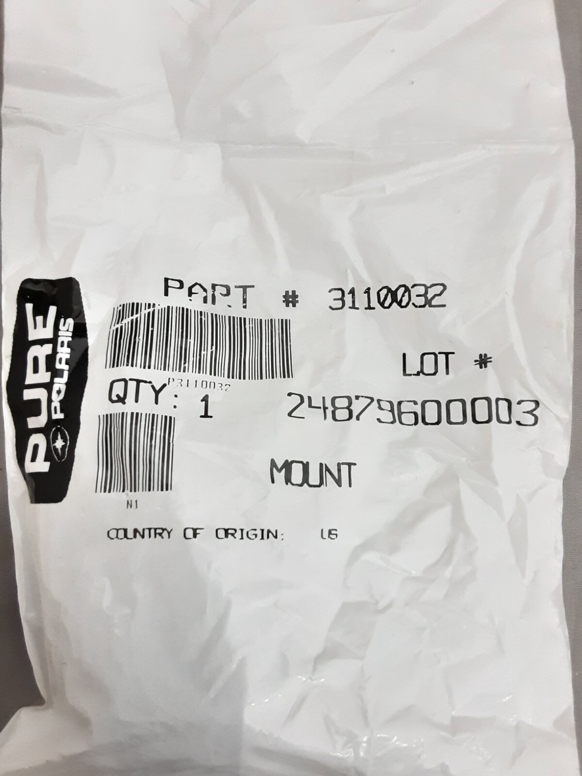 QTY 2 NEW GENUINE POLARIS 3110032 MOUNT, RUBBER Trail Boss Sportsman ...