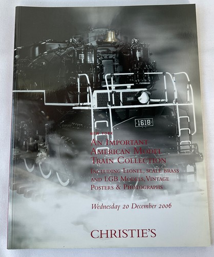 Christie's: An Important American Model Train Collection - 20 December ...