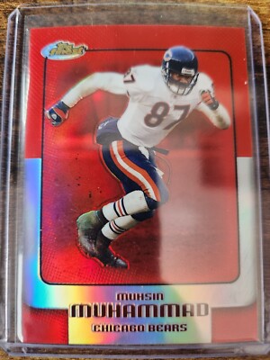 2006 Topps Finest Muhsin Muhammad Refractor 370/399 #1 Chicago Bears | eBay