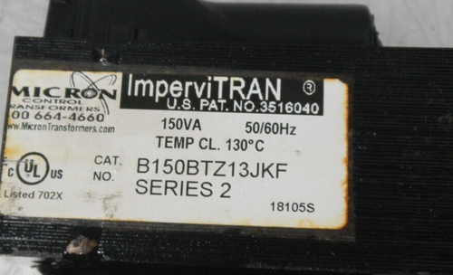 MICRON IMPERVITRAN B150BTZ13JKF 150VA 50/60HZ | eBay