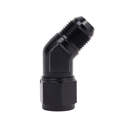 8AN Female to AN8 Male Flare 45 Degree Swivel Fitting Adapter Aluminium ...