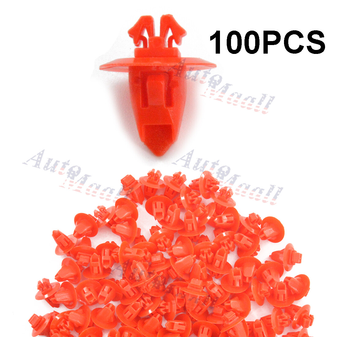 100pc Mudguard Fender Flare Moulding Retainer Clips For Toyota ...