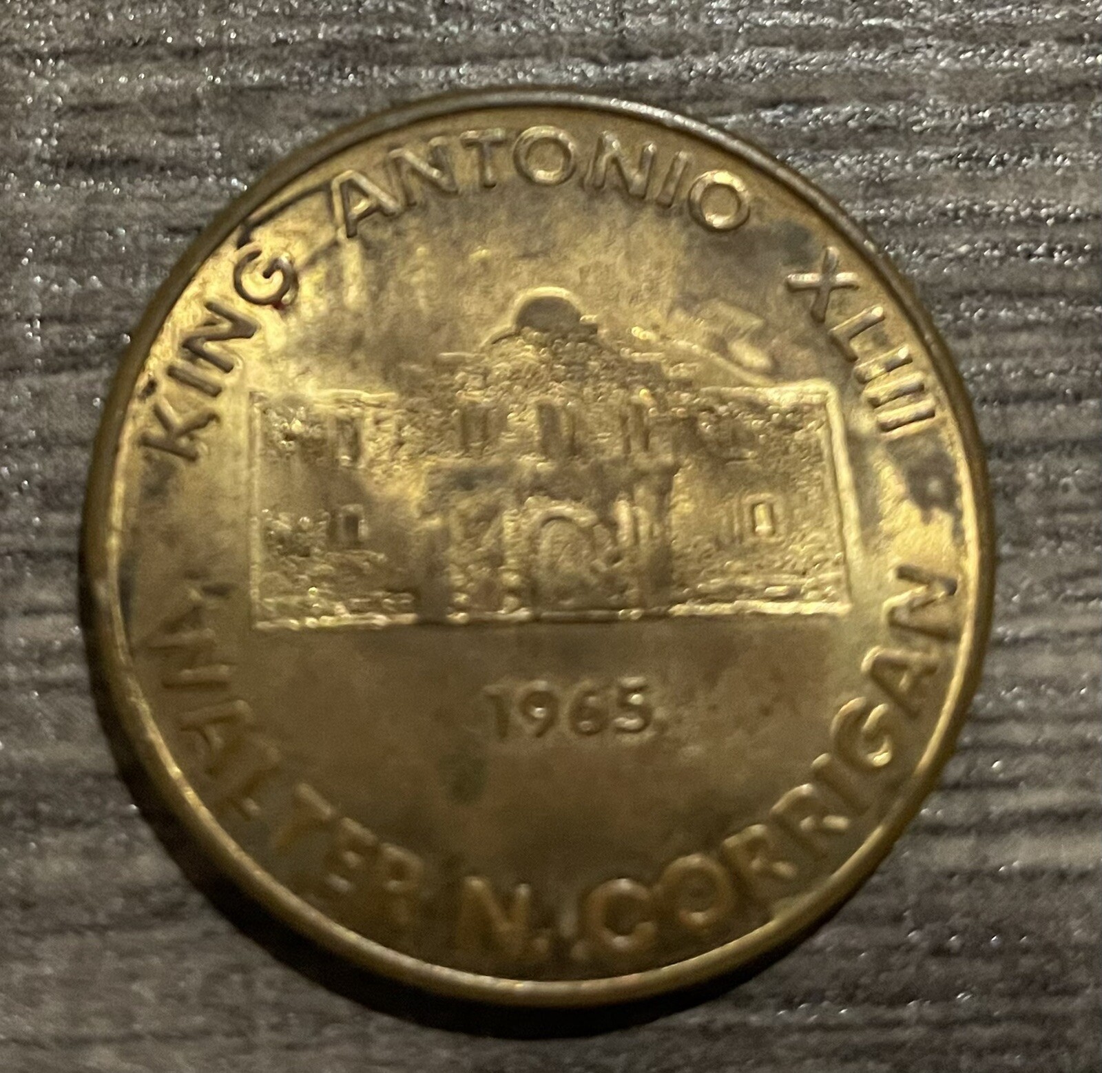 1965 United States USA TEXAS CAVALIERS Alamo HERO King Antonio XLIII ...