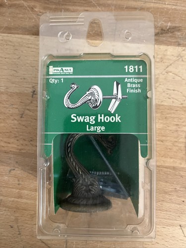 Swag Hook, Die Cast, Antique Brass, Pik-A-Nut - 1811 | eBay