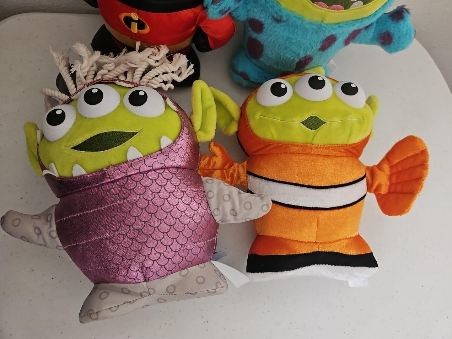 Disney Pixar Remix Plush Nemo Boo Mr. Incredible Sulley Lot 4 Toy Story ...