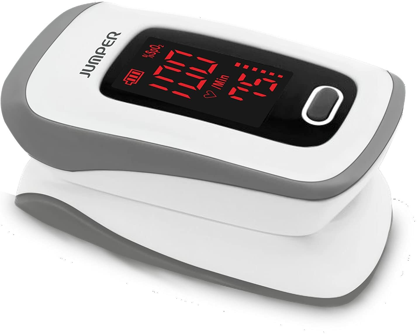 Jumper Medical LED Fingertip Pulse Oximeter For Oxygen Level & Pulse ...