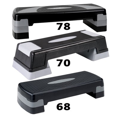 Adjustable Aerobic Step Stepper Exercise Cardio Pilates Training Gym ...