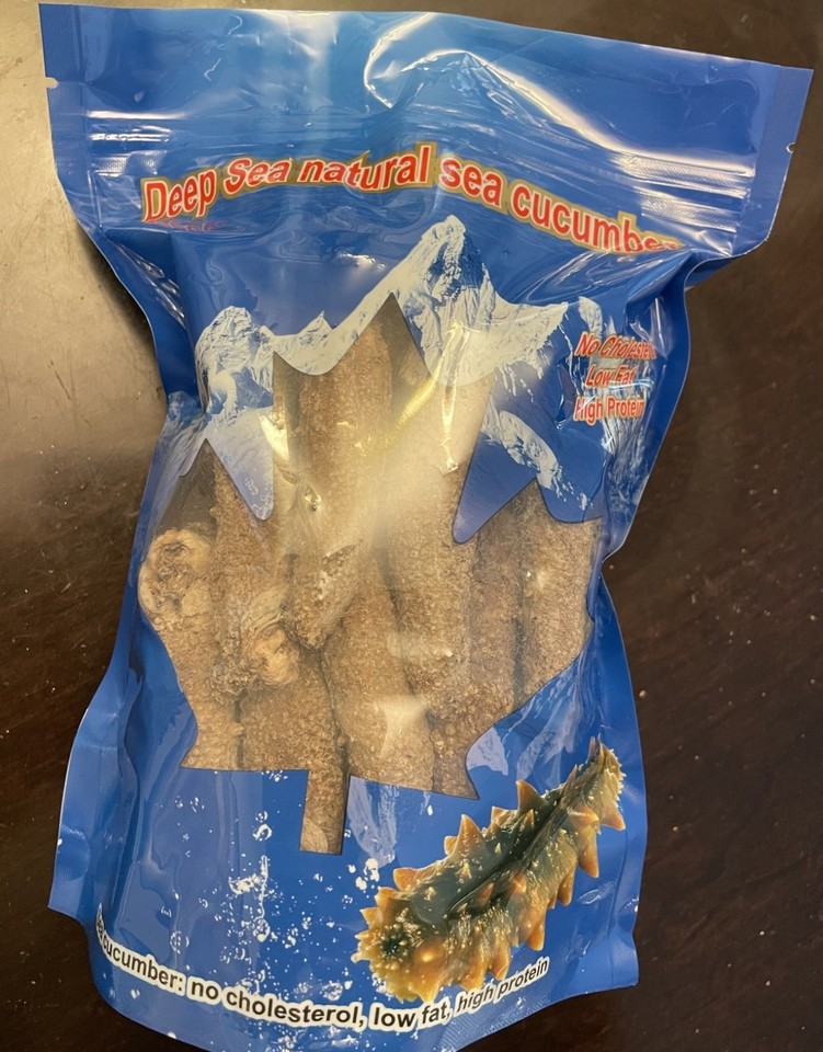 Dried sea cucumber Hai shen trepang seafood fish tonic Organic natural ...