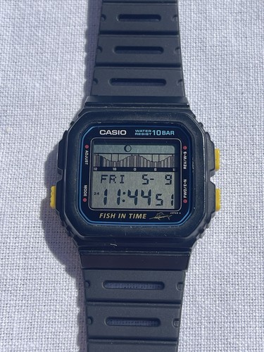 Casio Fish In Time FT-100W Vintage Watch | eBay UK
