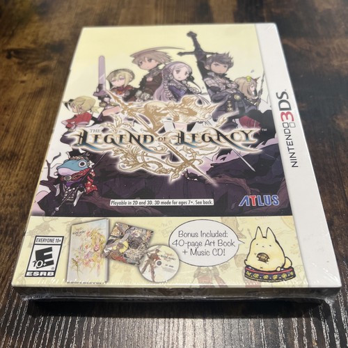 3DS The Legend of Legacy Launch Edition Big Box Brand New SEALED ...