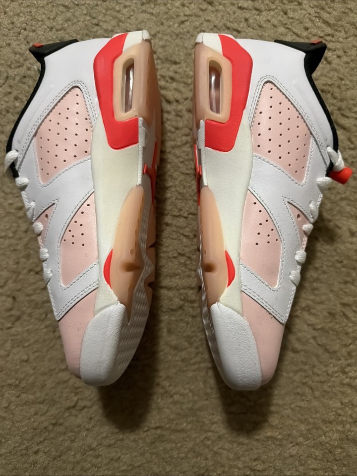 Nike Air Jordan 6 Retro Low GS Atmosphere Pink Size 5.5Y | eBay