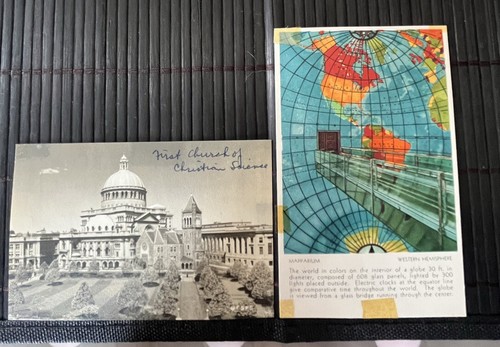 Boston MA-Massachusetts Mapparium/First Church Christian Science RPPC ...