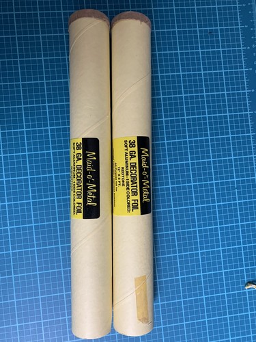 Lot 2 Maid-o-Metal 38ga Decor Foil Soft Aluminum Redtone Greentone 12 ...