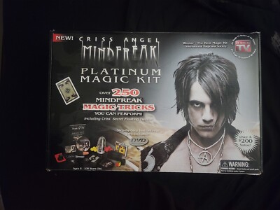 Criss Angel Mindfreak Platinum Magic Kit w/Instruction Manual Booklet ...