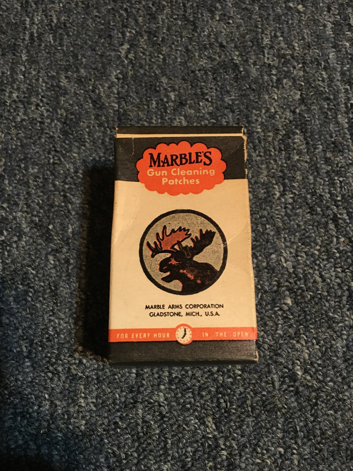 Vintage Marbles Gun Cleaning Patches Box | eBay